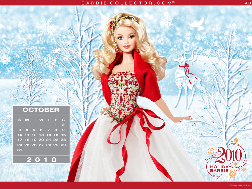 Calendario Octubre de Barbie Collector | Una vitrina llena de tesoros ...