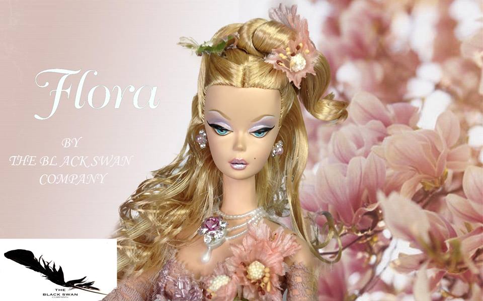 FLORA OOAK Barbie Doll by The Swan Company | Una vitrina llena de ...