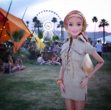 Barbie también estuvo en Coachella | Una vitrina llena de tesoros ...