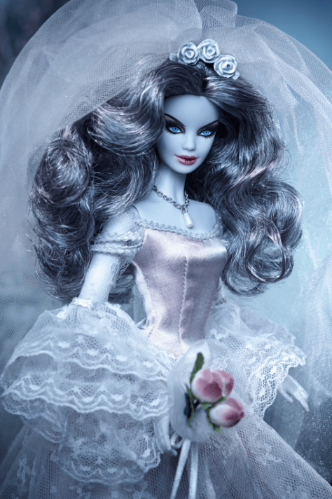 Haunted Beauty Zombie Bride Barbie Doll, cuarta muñeca en la Haunted ...