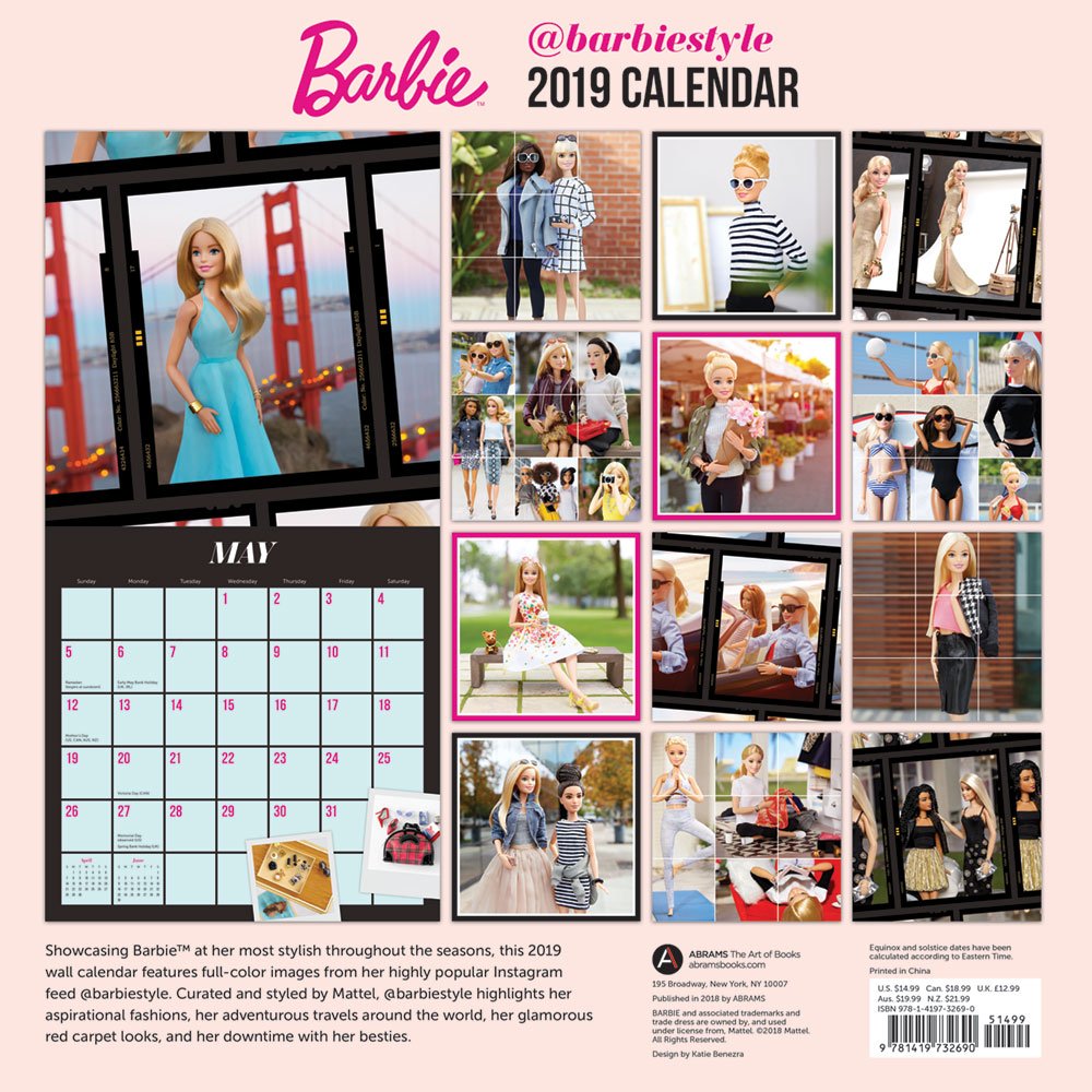 barbie calendario | Una vitrina llena de tesoros (Barbie blog)